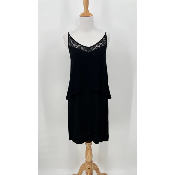 Sandro | Dresses | Sandro Dress Womens 2 Medium Black Sleeveless ...